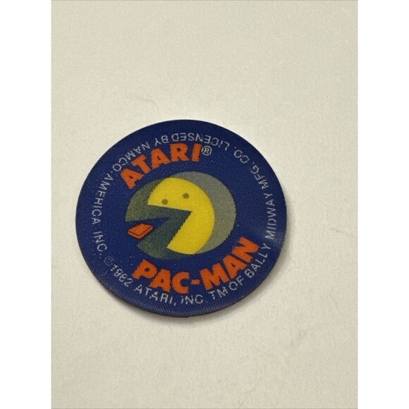 Other | Vintage 1982 Pacman Atari Round Lenticular Sticker B55 | Poshmark